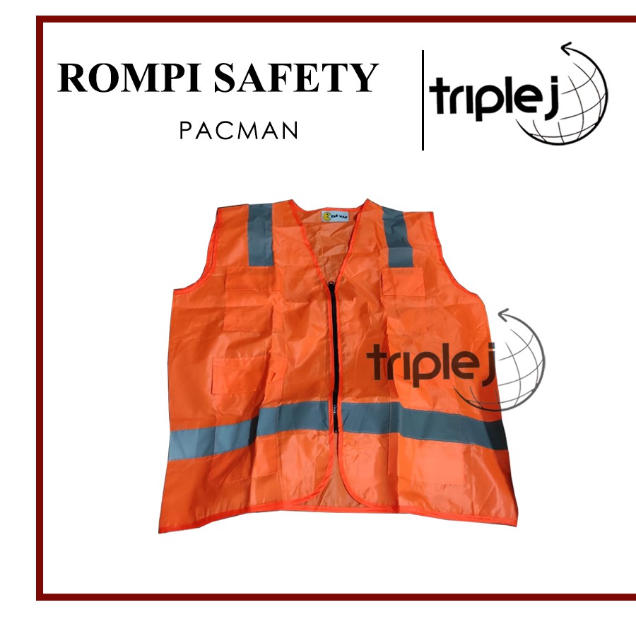 Jual Rompi Safety 4 Kantong - Rompi Kain Parasut - Rompi Proyek ...