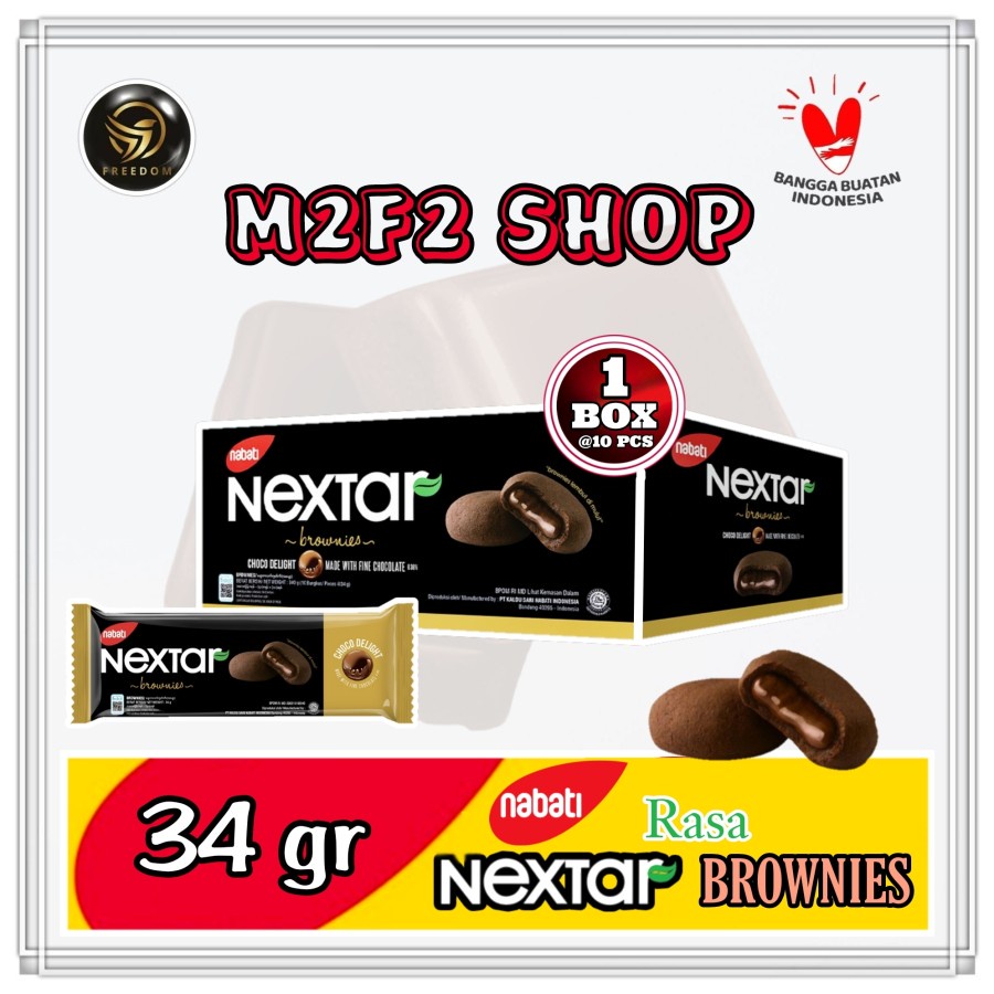 Jual Nabati Nextar Brownies Choco Delight | Biskuit Cokelat - 34 gr ...