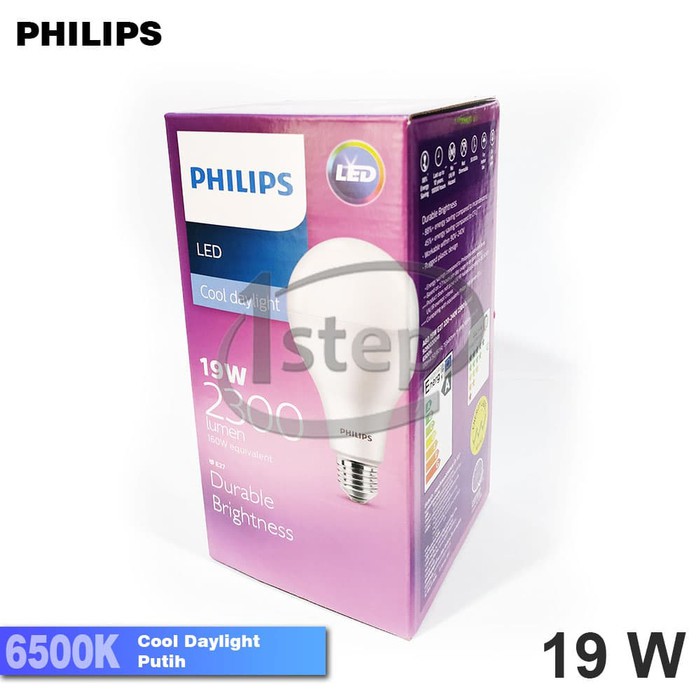 Jual jual Lampu LED Philips 19W Putih lampu led rumah belajar kamar ...