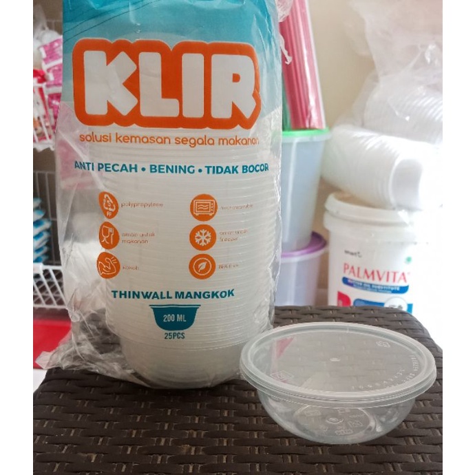 Jual THINWALL MANGKOK KLIR 200ml | Shopee Indonesia