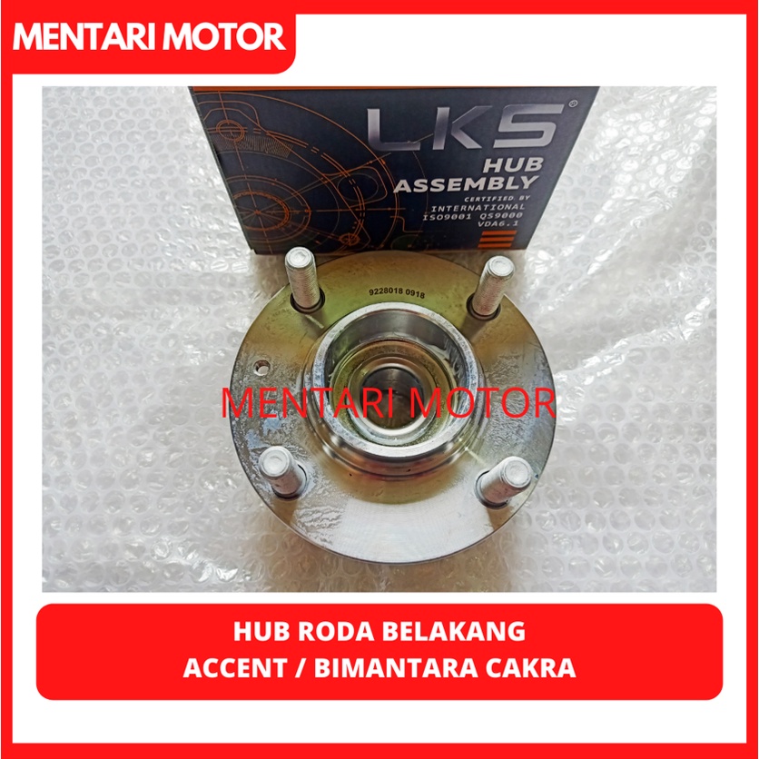 Jual Hub Bearing Roda Belakang Hyundai Accent dan Cakra Bimantara Laker ...