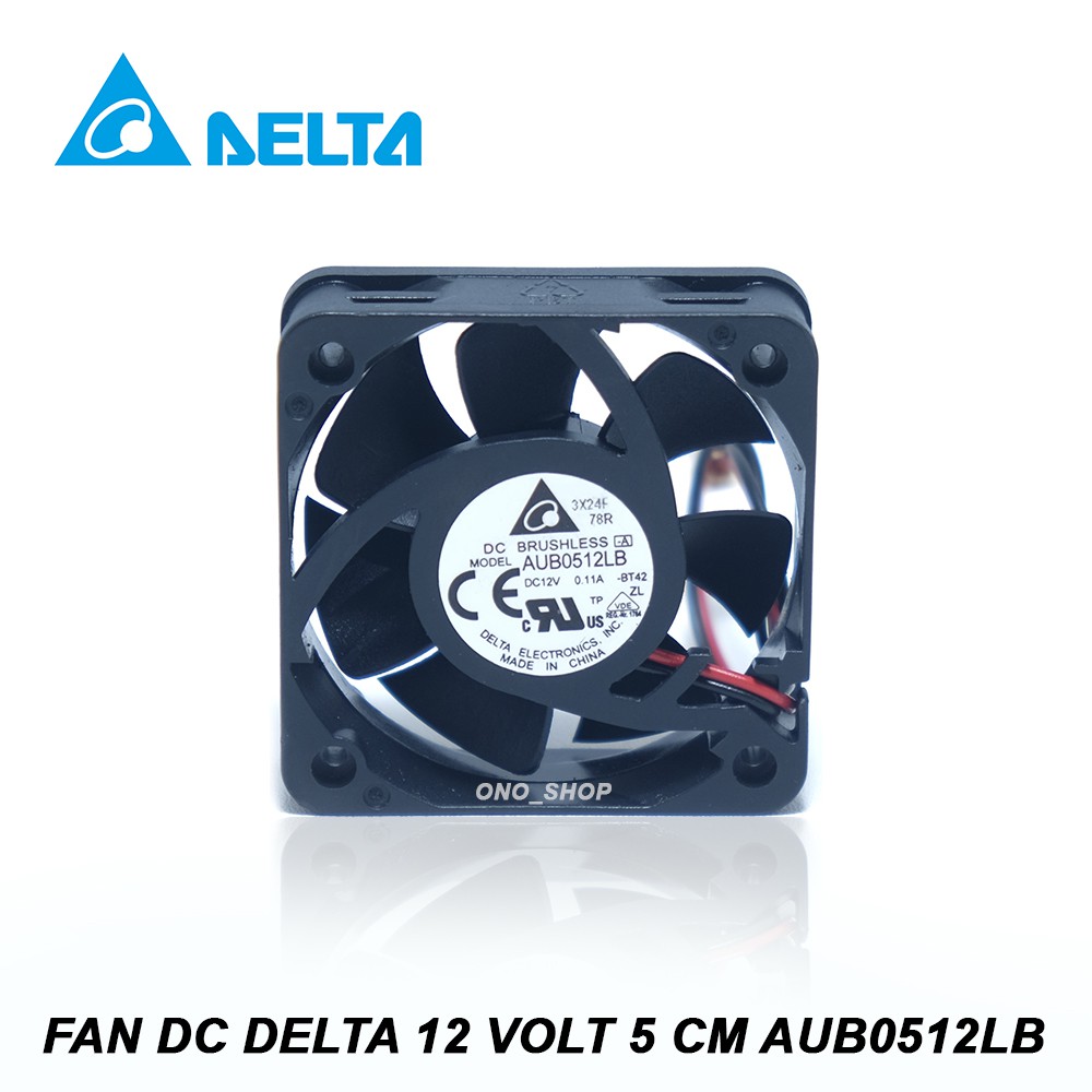 Jual Fan DC Delta 12 Volt 5 cm AUB0512LB | Shopee Indonesia