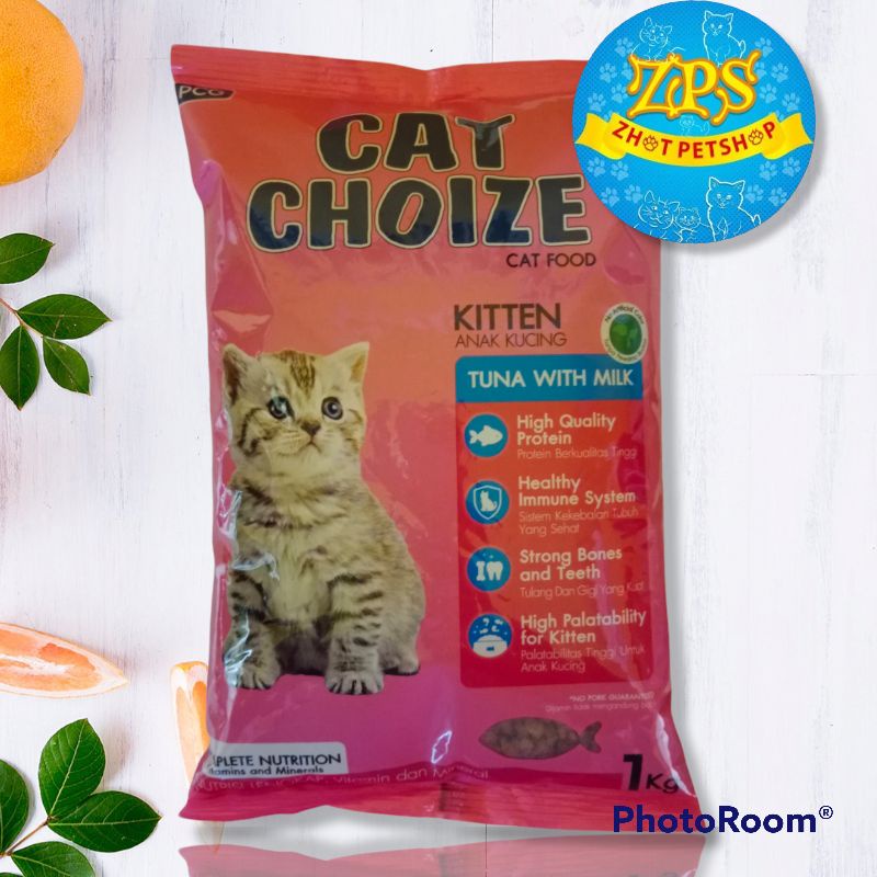 Jual MAKANAN KUCING CAT CHOIZE KITTEN 1KG FRESHPACK | Shopee Indonesia