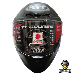 Jual Helm KYT TT Course / KYT TTC Black Doff Matt Original Full Face | Shopee Indonesia