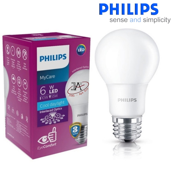 Jual Lampu Philips Led 6W Putih | Shopee Indonesia