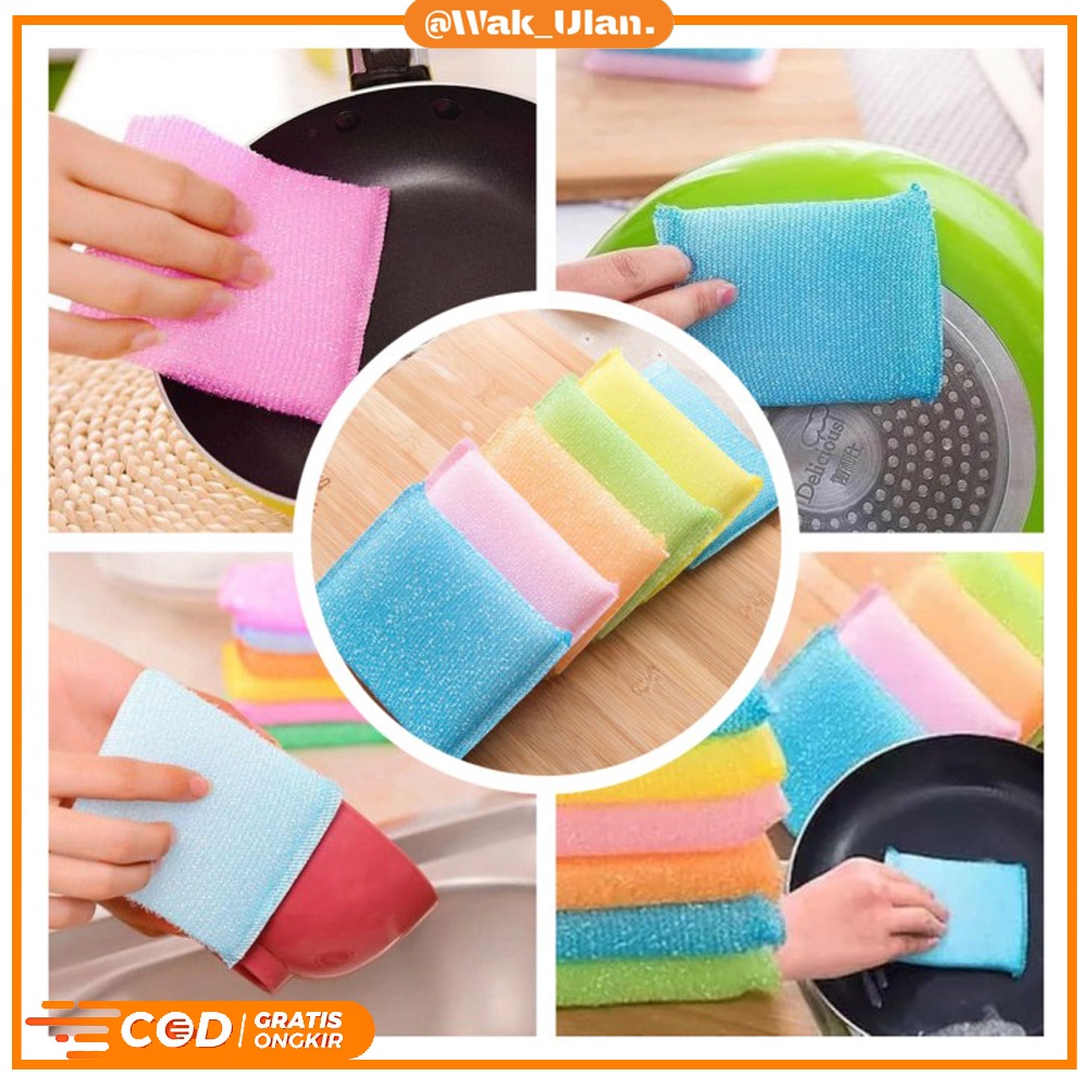 Jual SPON CUCI PIRING WARNA SERBAGUNA SPONGE CUCI PIRING SPONS CUCI ...