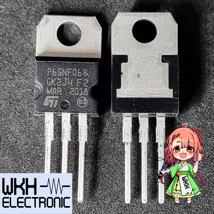 Jual STP65NF06 P65NF06 60A 60V N-channel Power MOSFET TO-220 BI18 ...