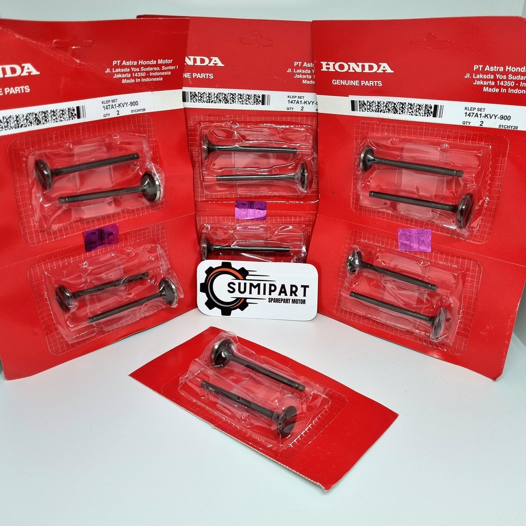 Jual Klep Set Valve Payung In Ex Motor Honda Beat 110 Vario Karbu Spacy ...
