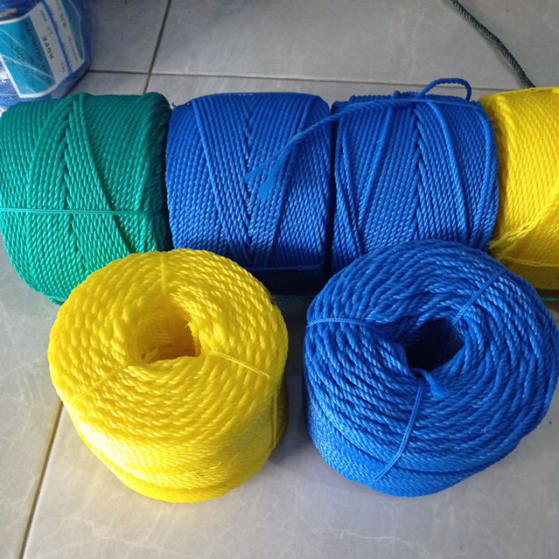 Jual Tali tambang tampar 3mm 1 Roll tali tambang plastik tali tambang murah | Shopee Indonesia