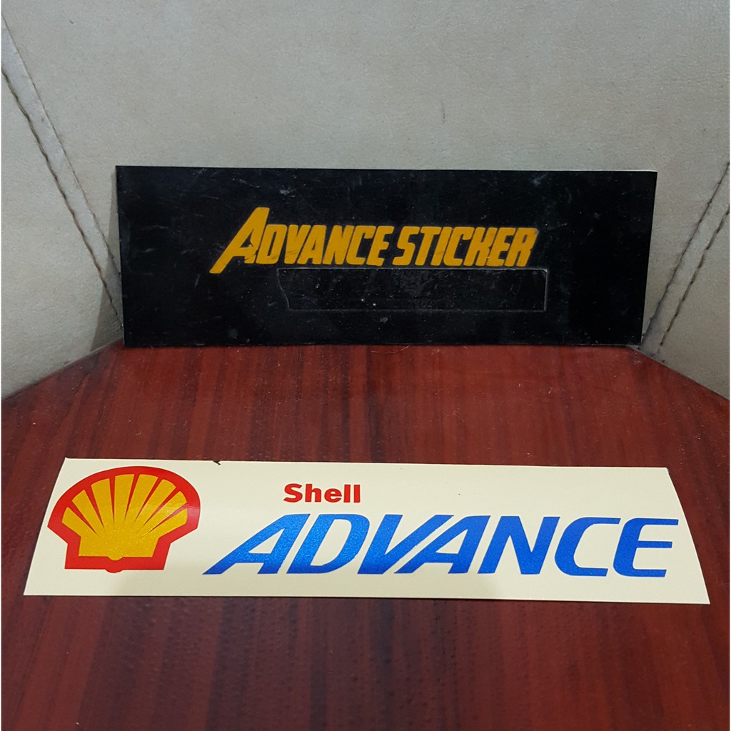 Jual stiker mobil shell advance logo Indonesia|Shopee Indonesia