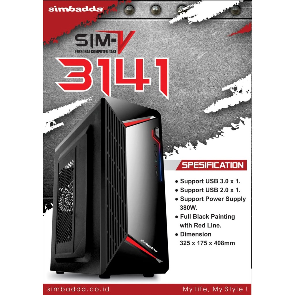 Jual Casing SIMBADDA SIM-V 3141 - TANPA PSU | Shopee Indonesia