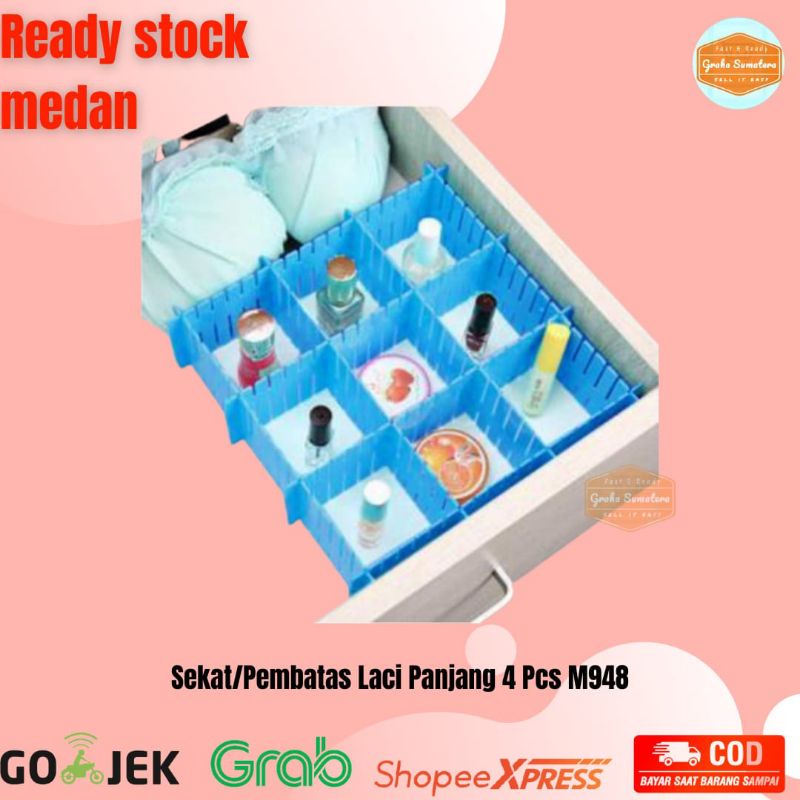 Jual Sekat / Pembatas Laci Panjang 4Pieces M948 Murah Medan | Shopee ...