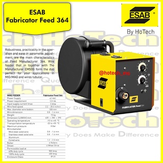 Jual ESAB WELDING MIG FABRICATOR EM 400i & FEED 364 Enclosed | ESAB ...