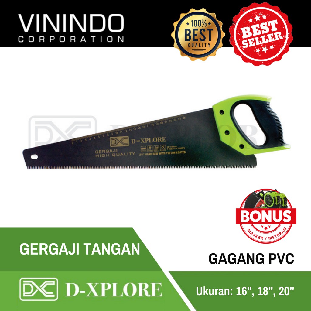 GERGAJI TANGAN/ GERGAJI KAYU 20 INCH D-XPLORE | Shopee Indonesia