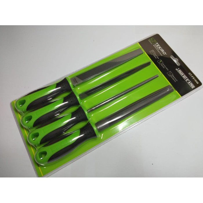 Jual Tekiro Files set 6" 4pc Kikir set 6" 4pc Kikir tekiro Kikir ...