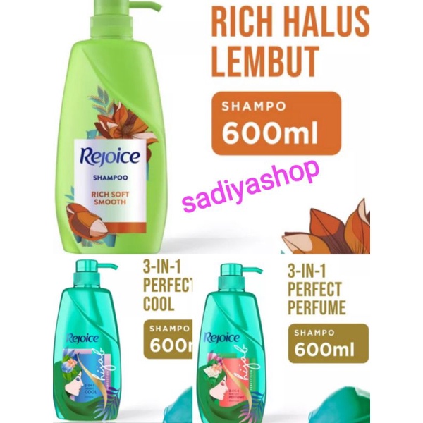 Jual Rejoice Shampoo 600 ML expire april-sep 2025 | Shopee Indonesia