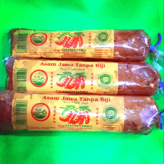 Jual Asam Jawa KUNING Tanpa Biji Cap GUNUNG 150grm | Shopee Indonesia