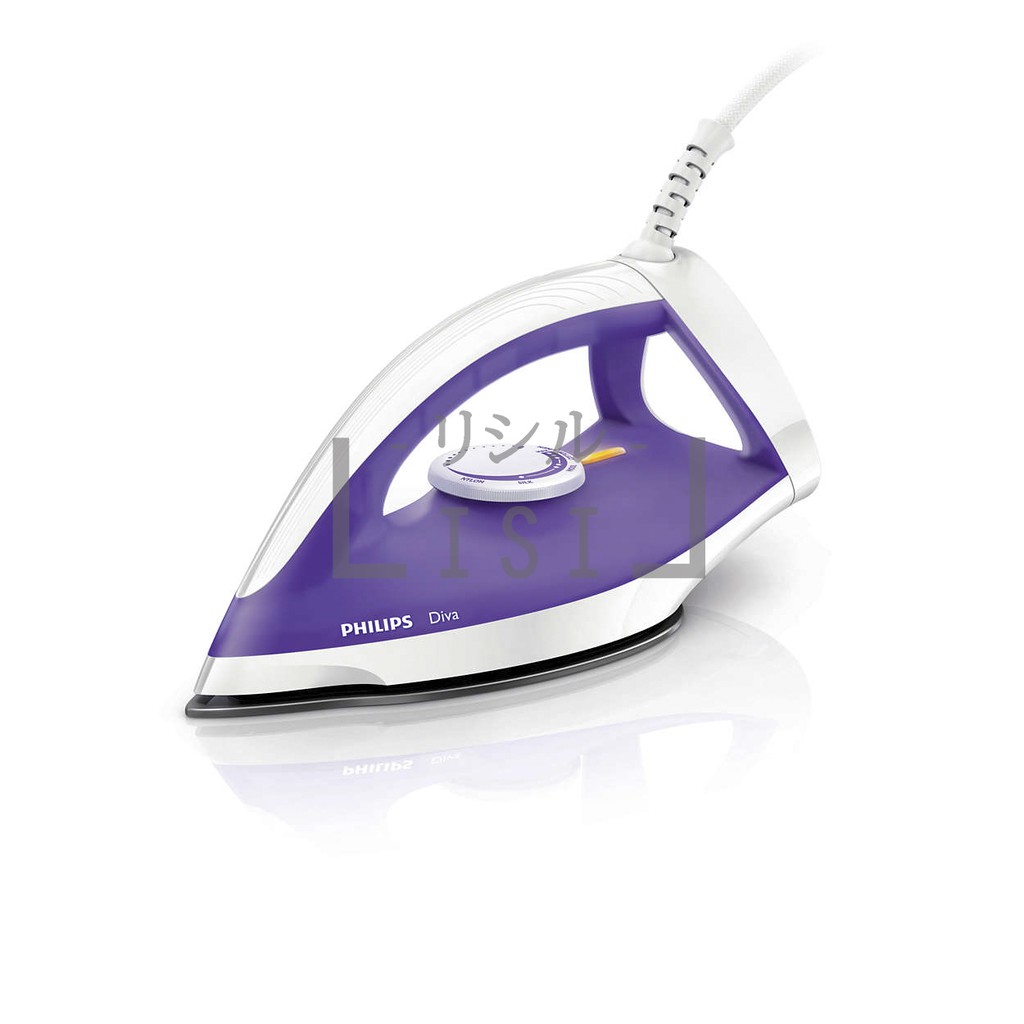 Jual SETRIKA PHILIPS DIVA GC122 UNGU DRY IRON SETERIKA TAPAK CERALON SLP0100206AD | Shopee Indonesia