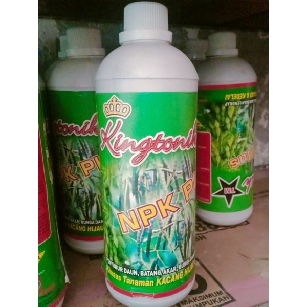 Jual King tonik NPK plus 1liter penyubur daun, batang, akar, bunga, dan buah khusus tanaman ...