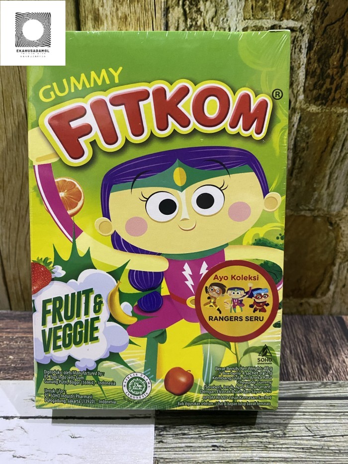 Jual fitkom gummy fruit veggie | Shopee Indonesia