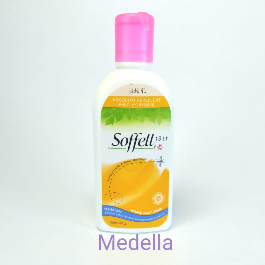 Jual Soffell Lotion Anti Nyamuk Wangi Kulit Jeruk Botol isi 80 gr ...