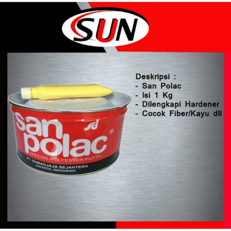 Jual Dempul sanpolac 1kgset | Shopee Indonesia