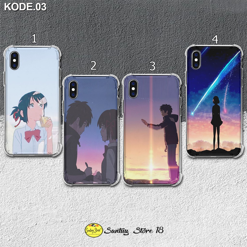 Jual Custom Case Anti Crack Fuze 2D Kimi No Nawa All Type Kode 03 Bisa ...