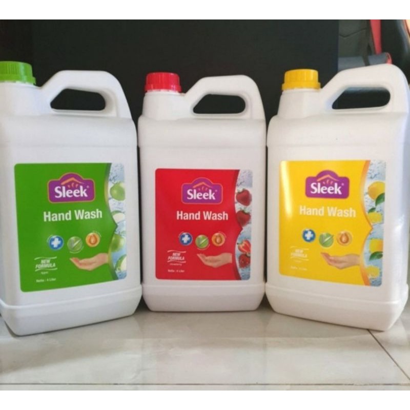 Jual SLEEK HANDWASH KEMASAN JERIGEN [ 4liter ] | Shopee Indonesia