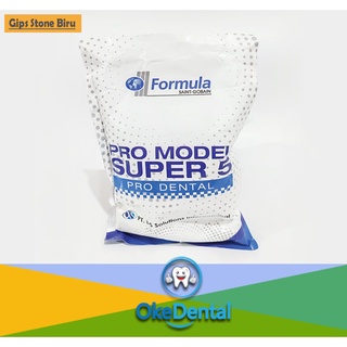 Jual Dental Gips Stone Biru Formula Pro Model Super Type II (bahan ...
