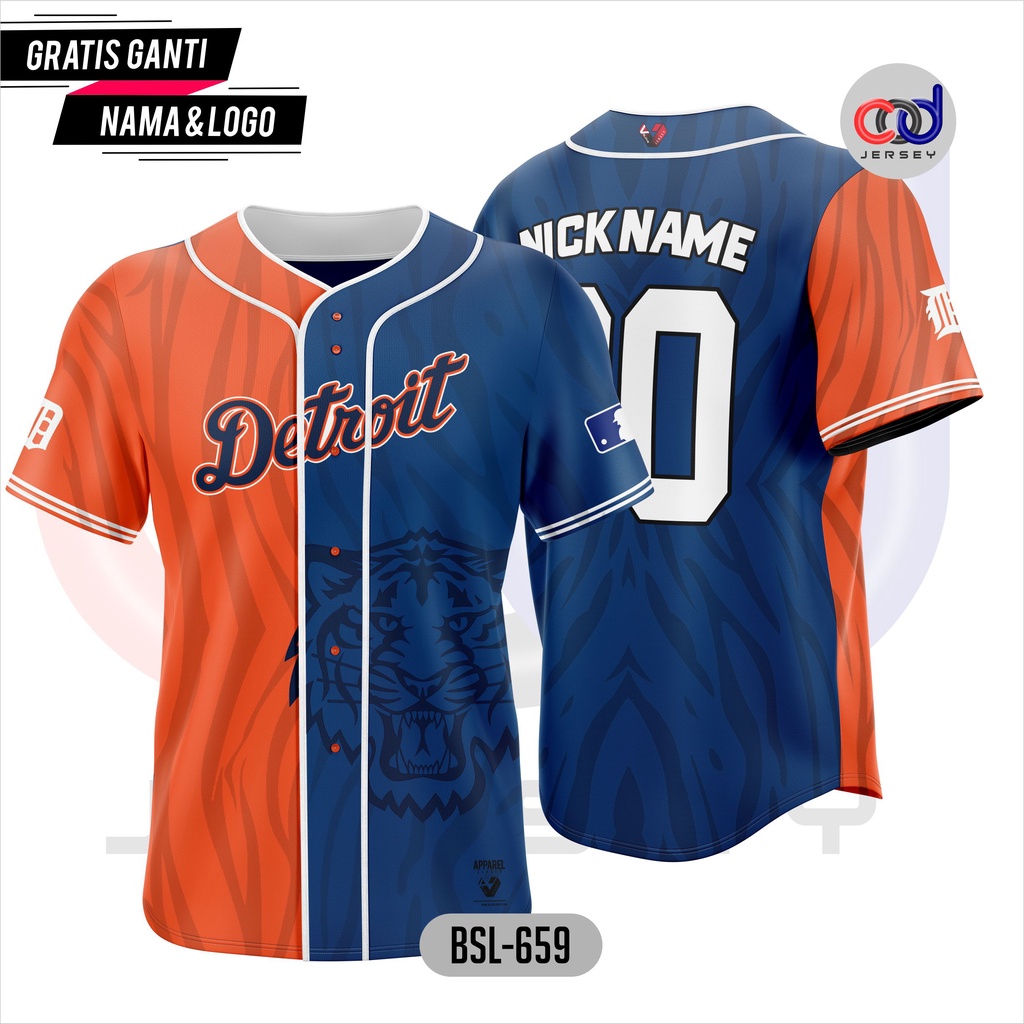 Jual Jersey Baseball-Baju Baseball Pria-Wanita Berbagai Design 3D Team ...