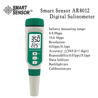 Jual Salinometer Smart Sensor AR8012 Ukur Kadar Garam Asin Salinity ...