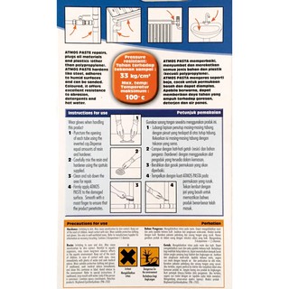 Jual Penambal kebocoran kecil pada pipa, Atmos Paste | Shopee Indonesia