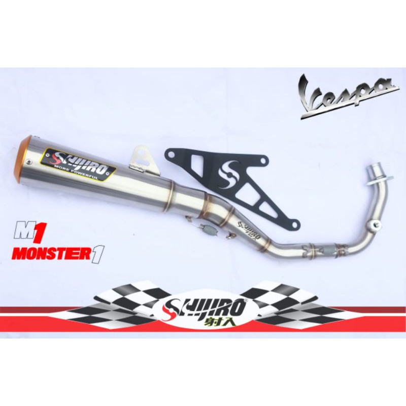 Jual Knalpot Vespa 150 Matic type M1 Shijiro Racing Original | Shopee ...