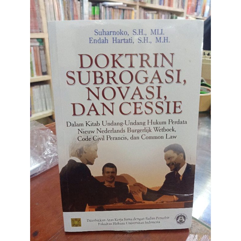 Jual Doktrin subrogasi novasi dan cessie | Shopee Indonesia Jual Doktrin subrogasi novasi dan cessie | Shopee Indonesia
