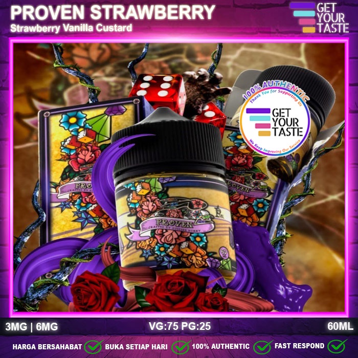 Jual Liquid Proven Strawberry USA 60ML by Suicide Bunny | Shopee Indonesia