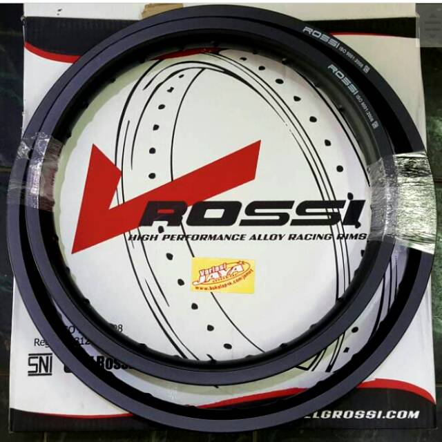 Jual Velg v-rossi ukuran 1.40-17 warna doff black | Shopee Indonesia