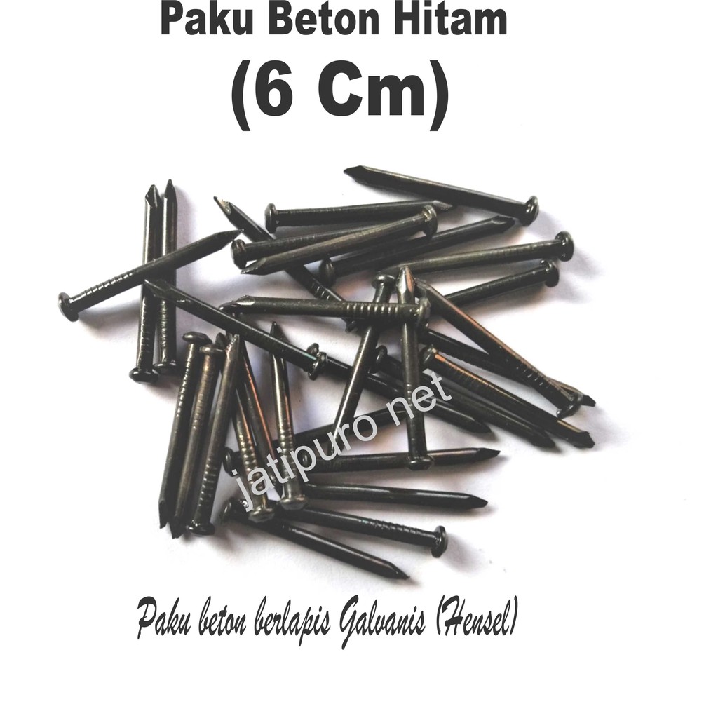 Jual Paku beton hitam 6 Cm (10pcs) | Shopee Indonesia