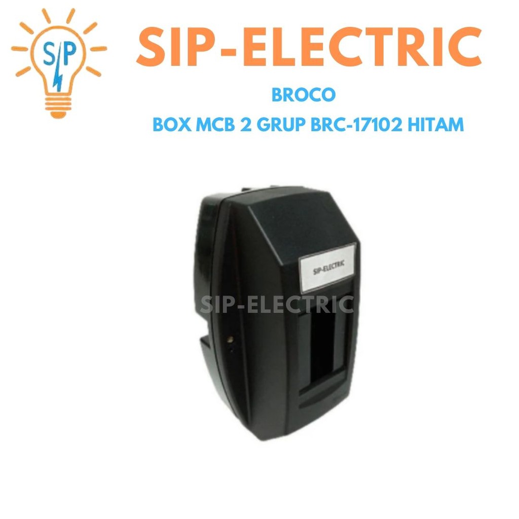Jual Broco Box Mcb 2 Grup Brc-17102 Hitam | Shopee Indonesia