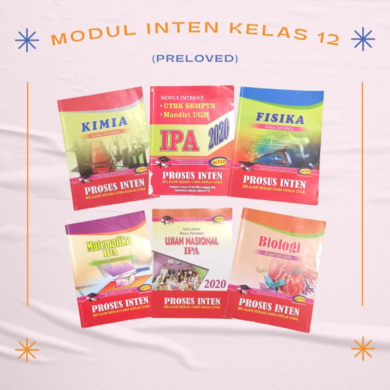 Jual [PRELOVED] Modul PROSUS INTEN Kelas XII MIPA Indonesia|Shopee ...