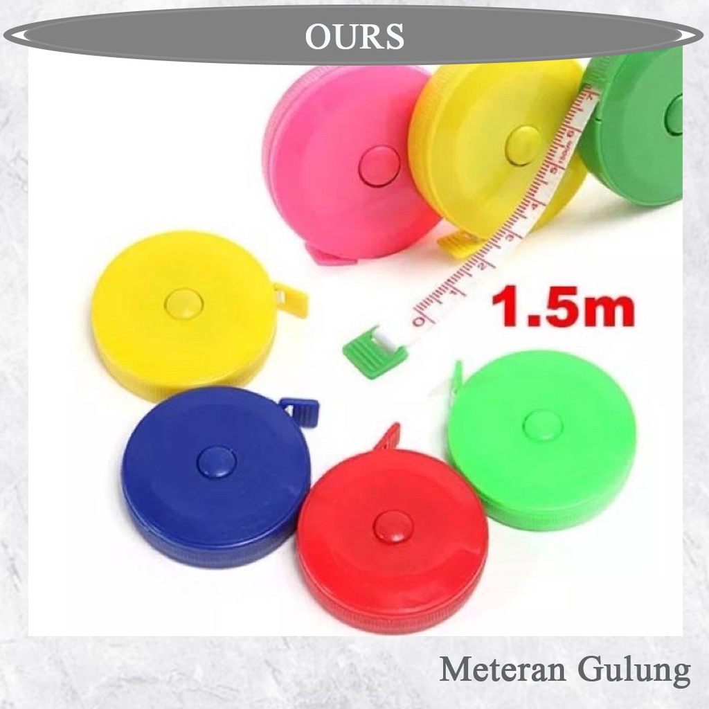 Jual Meteran gulung -pengukur lingkar badan -alat ukur barang - ukur ...