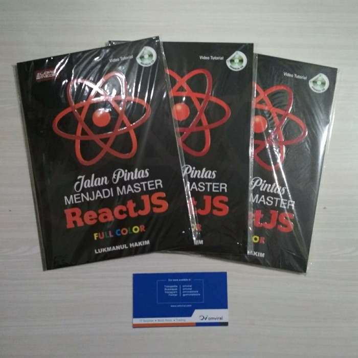 Jual Buku Javascript Jalan Pintas Menjadi Master ReactJS + CD Tutorial ...