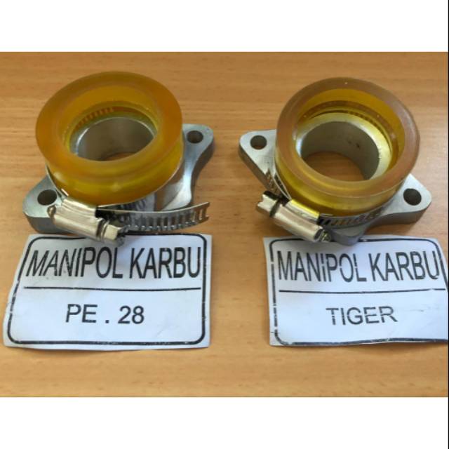 Jual Karet Intake Manipol Karburator Tiger dan PE PE28 Racing Miring Teflon Super Awet PNP CB GL ...