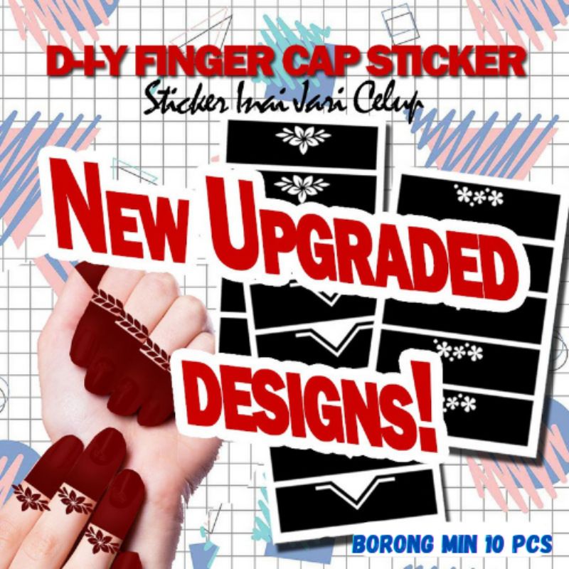 Jual STICKER HENNA / INAI CELUP JARI DIY PENGANTIN VIRAL MURAH | Shopee ...