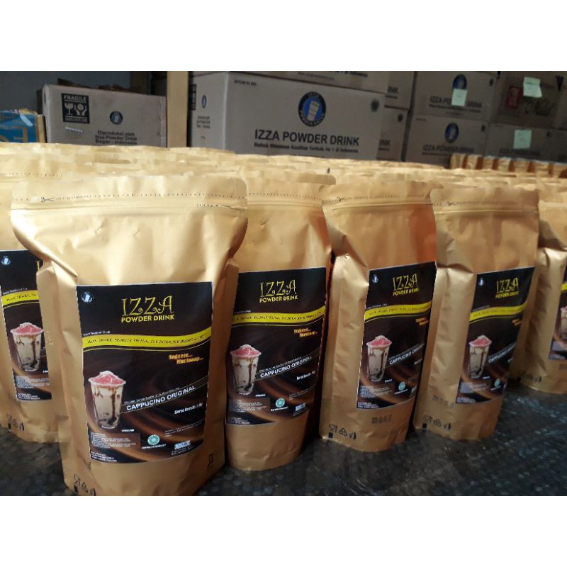 Jual bubuk minuman varian rasa , bubuk cappucino cincau, Izza powder ...