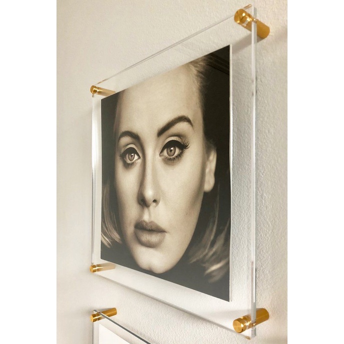 Jual Akrilik Bingkai Foto/Frame/Papan Display Iklan 2 Lembar Akrilik ...