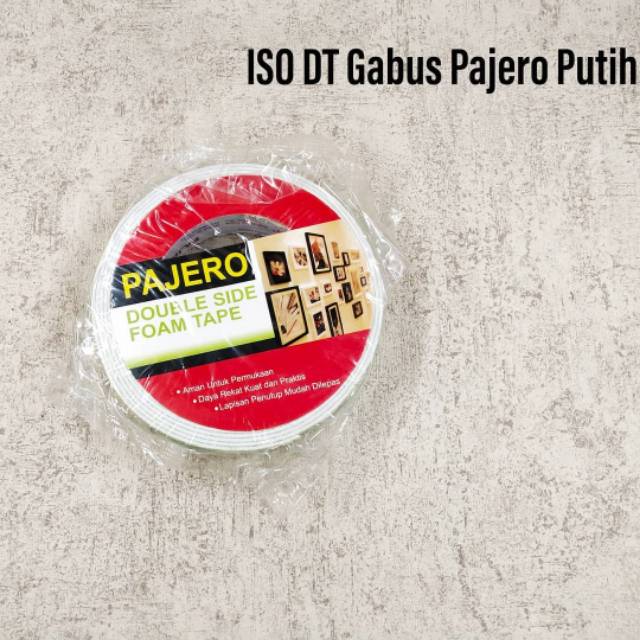 Jual ISOLASI FOAM TAPE GABUS PAJERO PUTIH | Shopee Indonesia