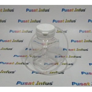 Jual Spart Infus - Botol Kotak 100ml + Selang Pembuangan Infus Tinta ...