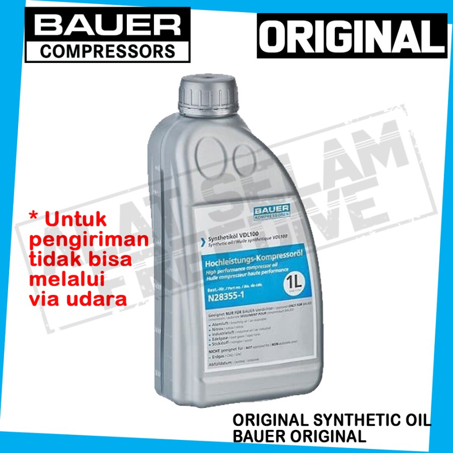 Jual Bauer Synthetic Oil N28355 Compressor Oli Kompresor Selam Diving ...