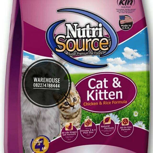 NutriSource Cat Kitten Chicken Rice Dry Cat Food, Lb, 40% OFF