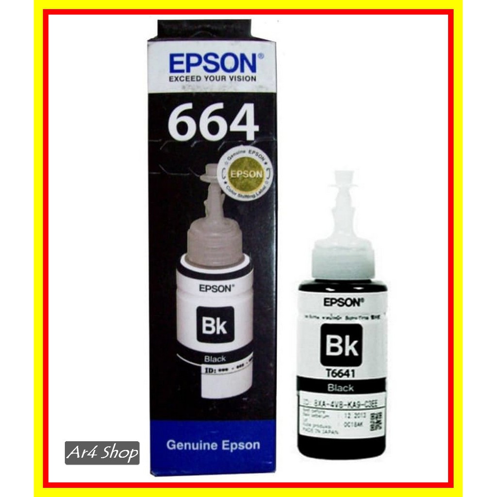 Jual Original Cartridge - Epson - L Series T6641 Black Indonesia|Shopee ...